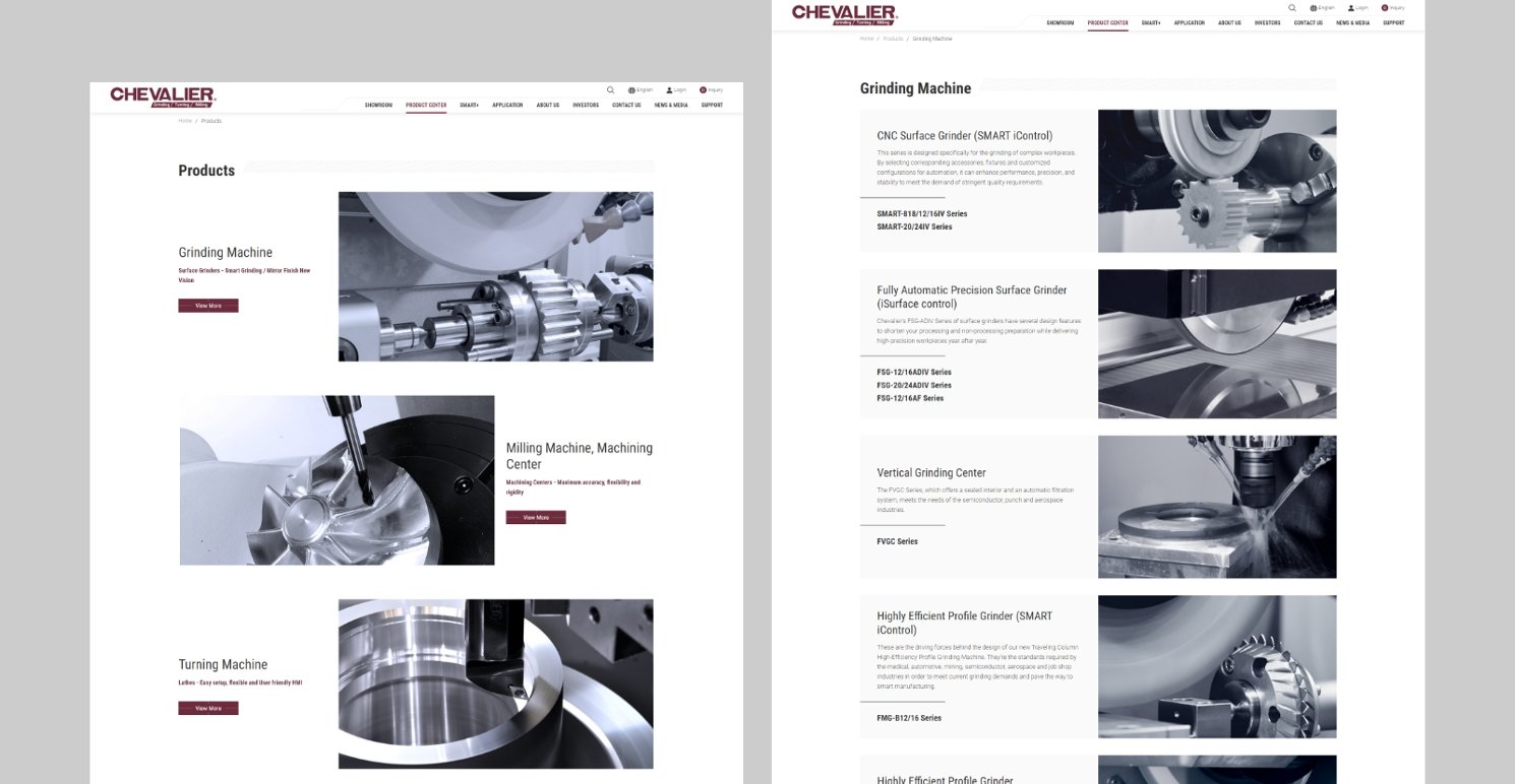 CHEVALIER 網頁設計 - GTMC 久大行銷